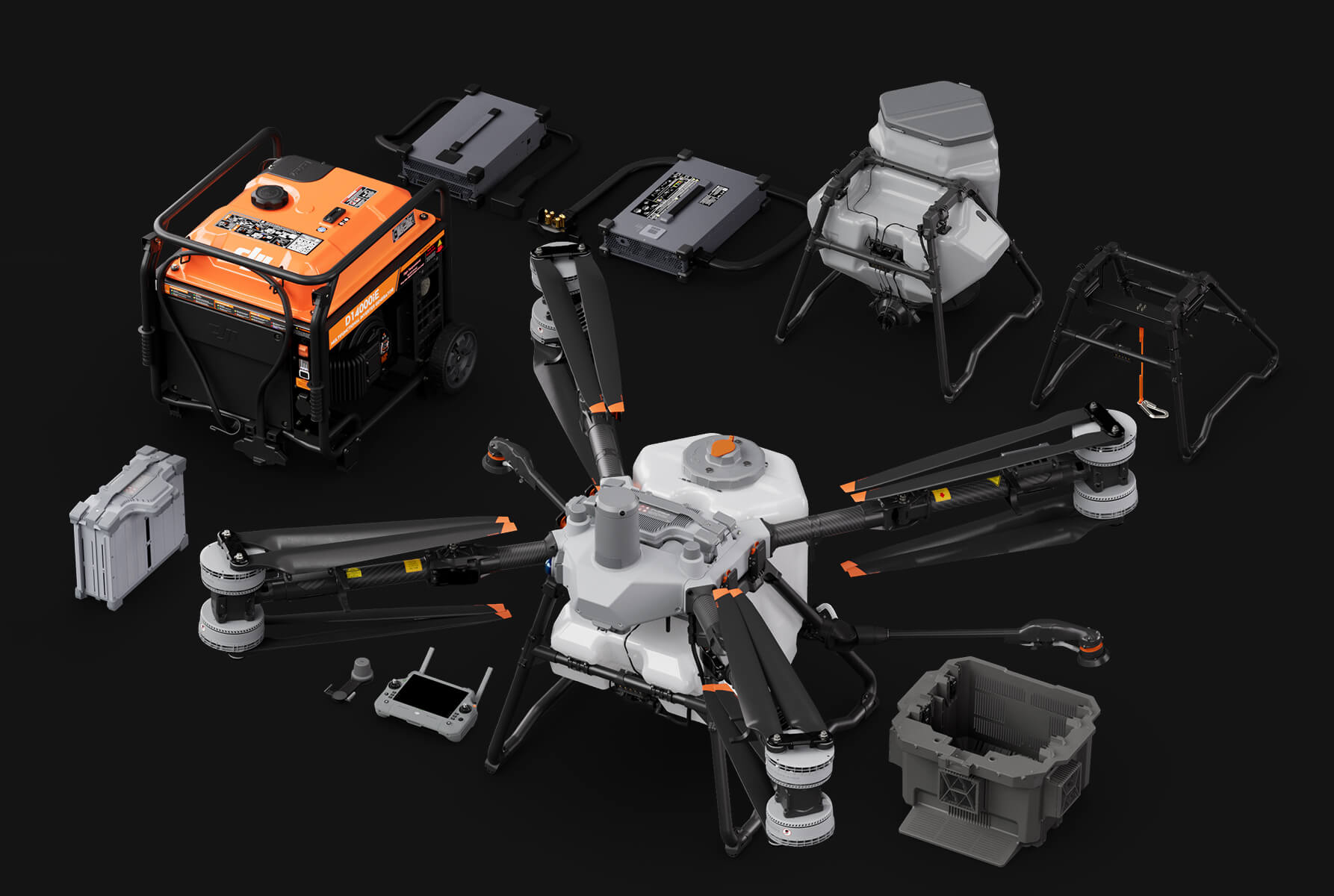 Drone Spray Canada - Agricultural Spray Drones from DJI